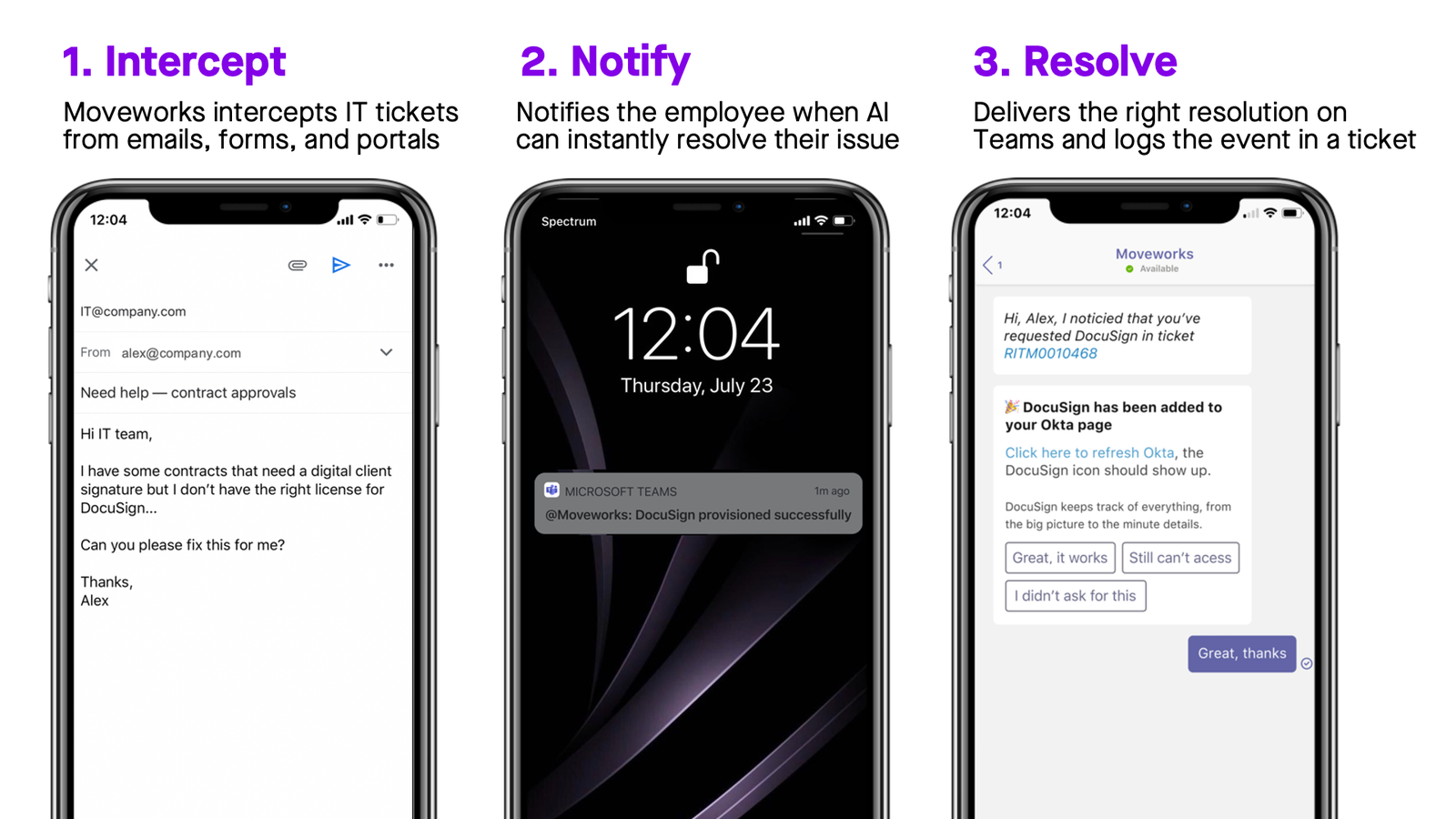Moveworks chatbot app on Microsoft AppSource or Teams store | Moveworks
