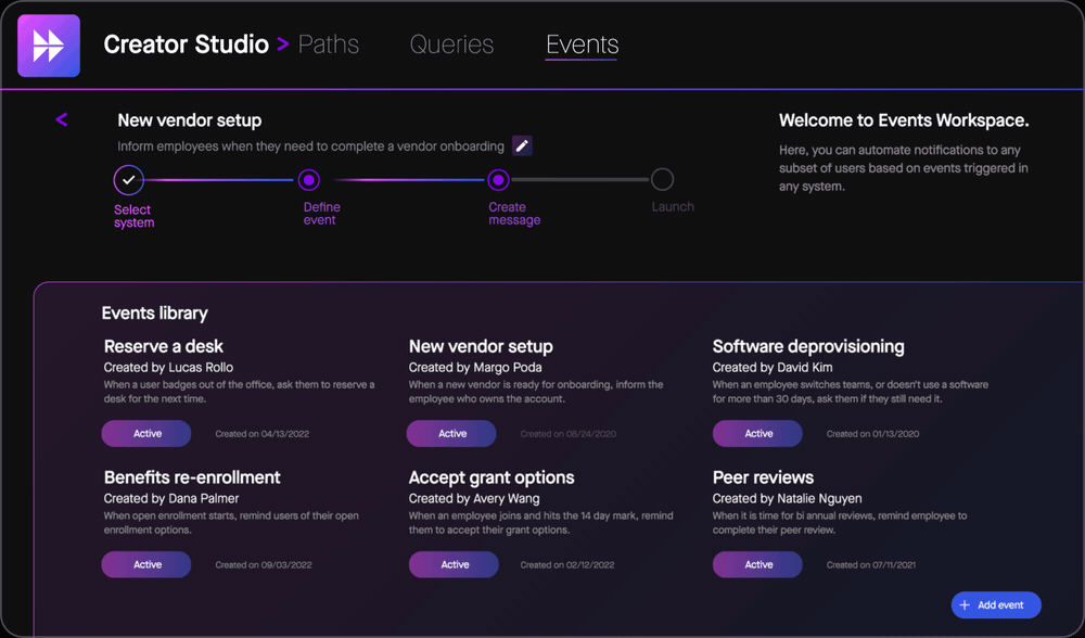 Creator Studio: A Generative, No-Code Platform | Moveworks