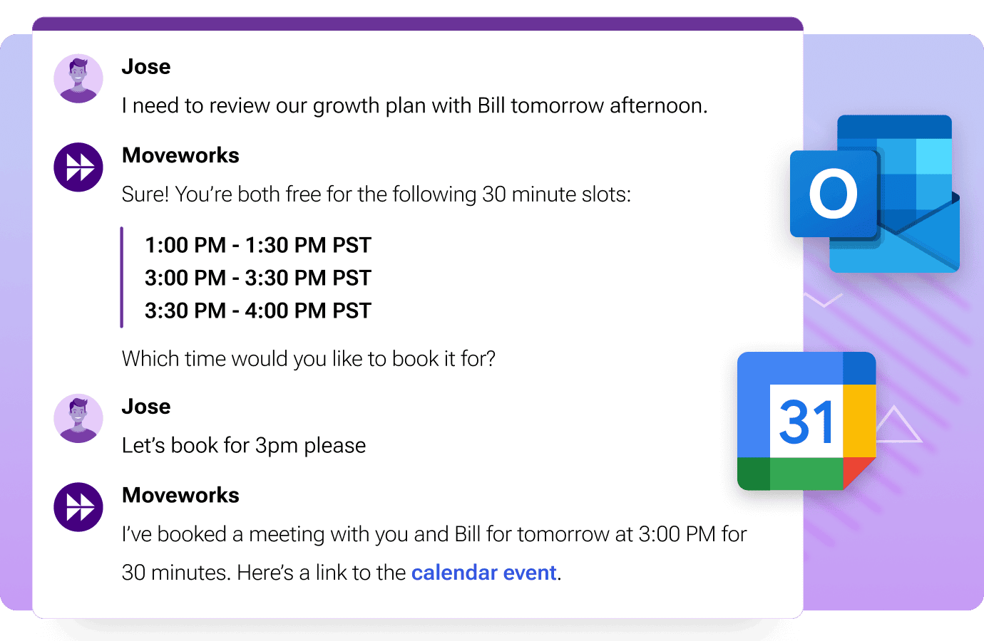 Moveworks' Agentic AI-Powered Calendar Management