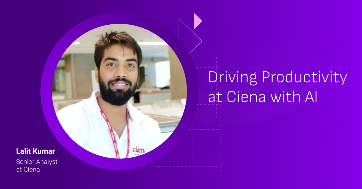 Driving Productivity at Ciena with AI