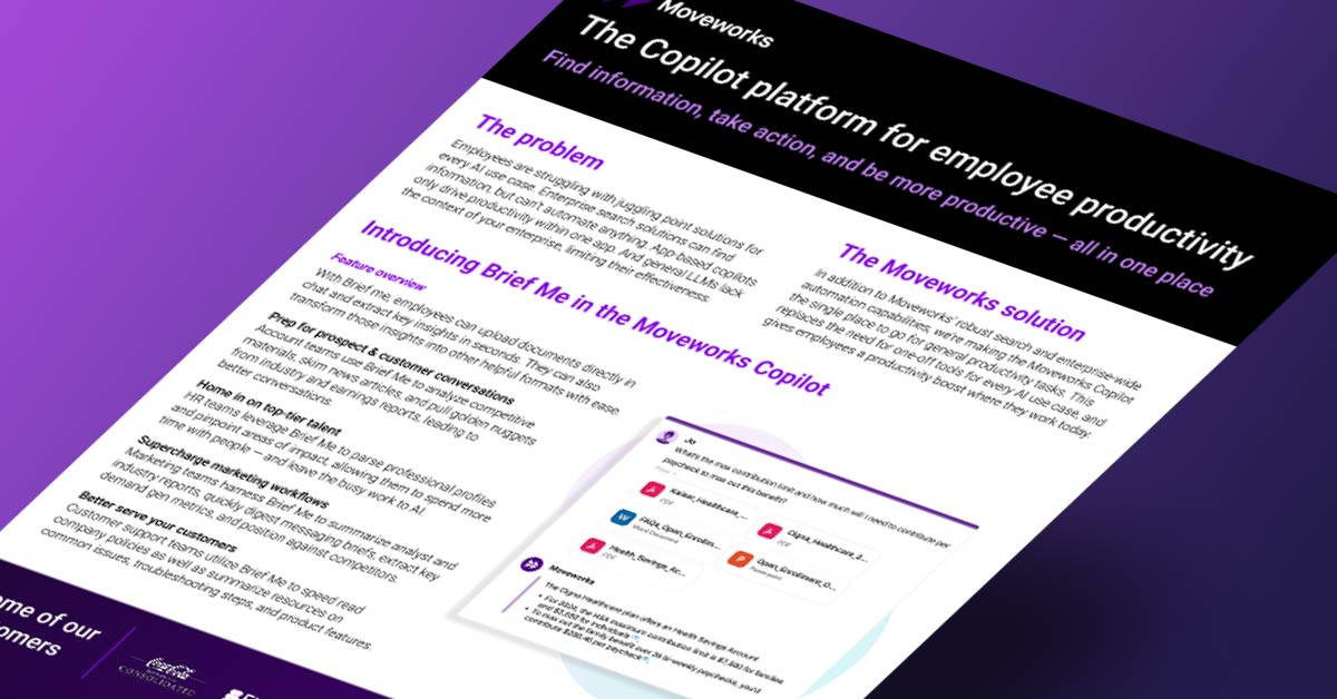 Moveworks Datasheets | Moveworks